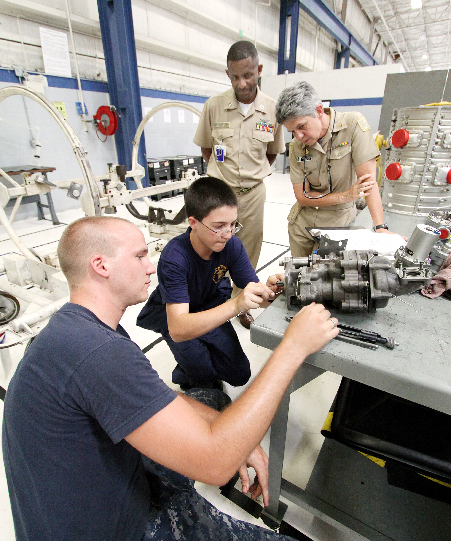 U.S. Naval Sea Cadets drill at FRCSE Power Plants | NAVAIR