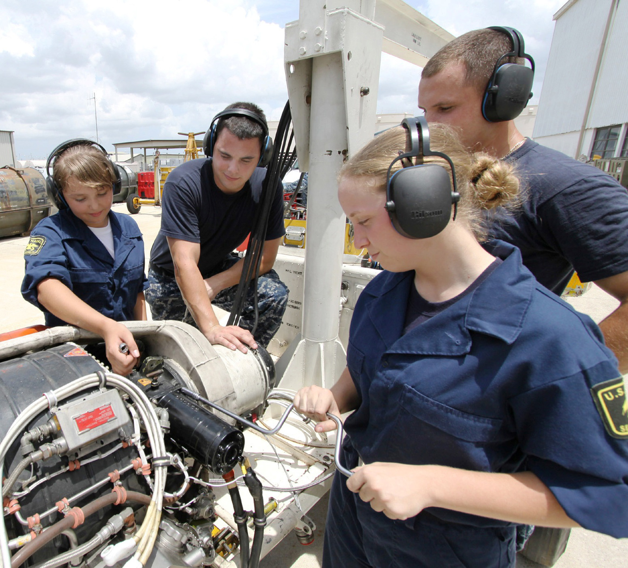 U.S. Naval Sea Cadets drill at FRCSE Power Plants | NAVAIR