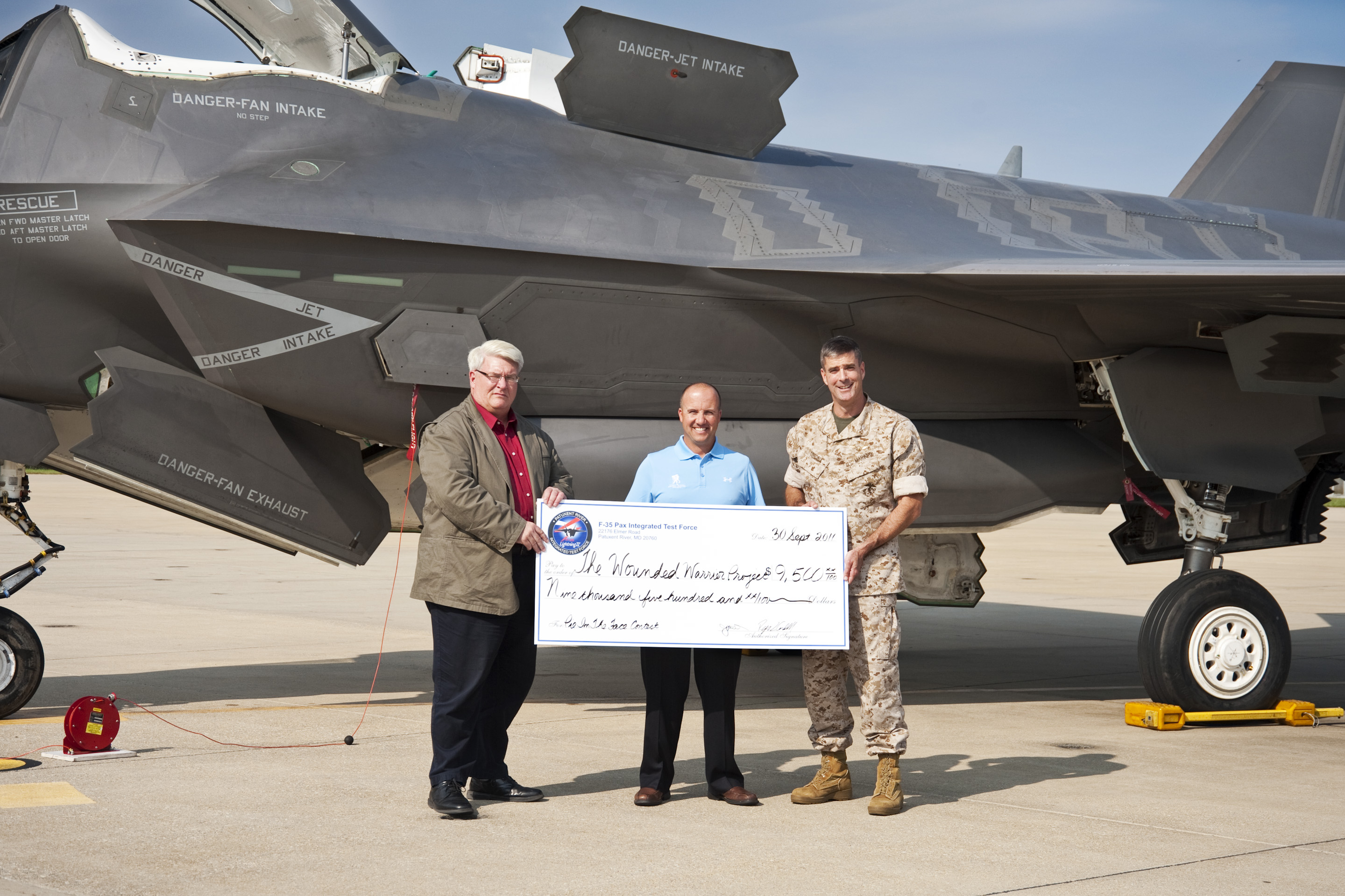 F-35 Integrated Test Force gives back to Wounded Warriors | NAVAIR