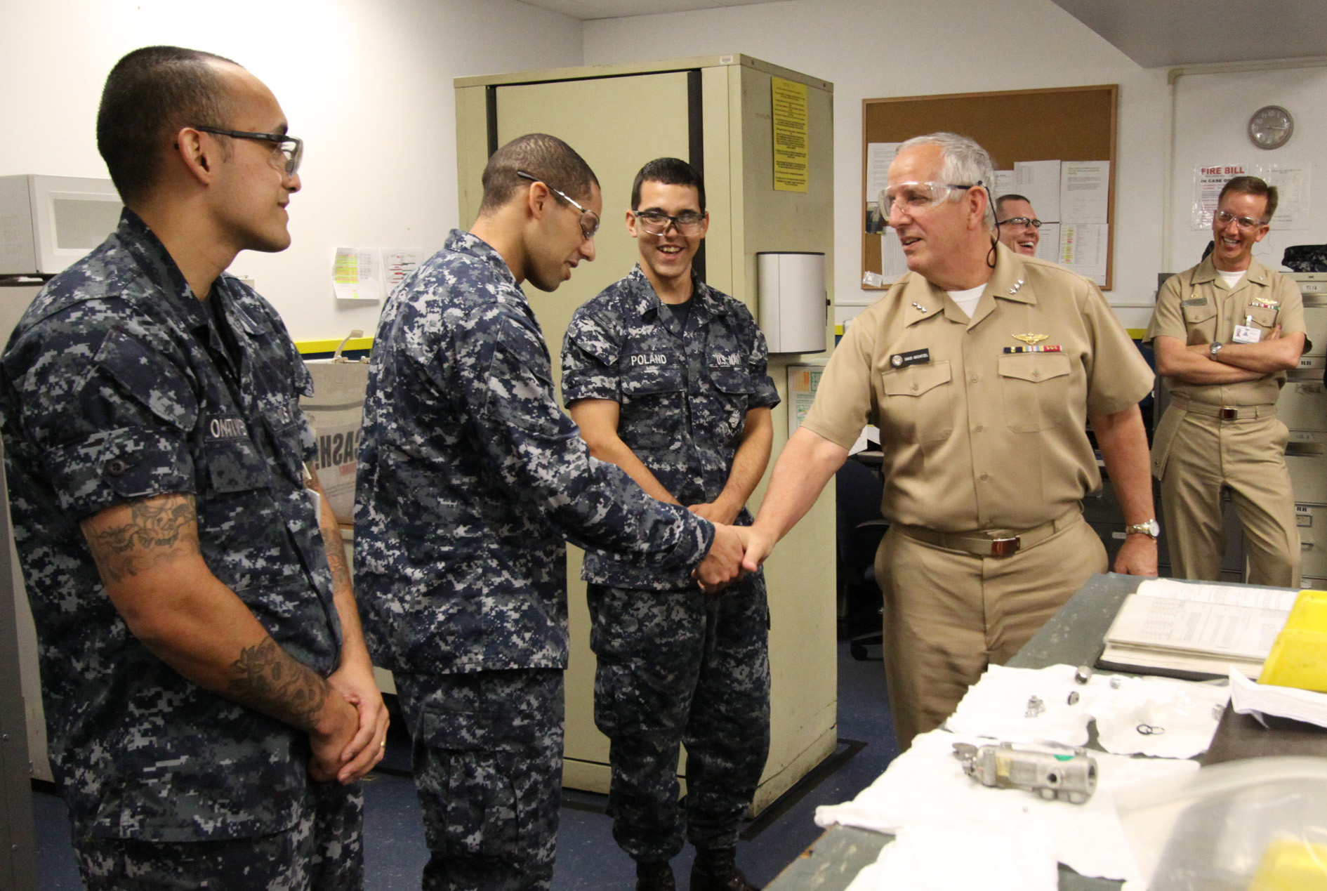 Commander NAVAIR visits FRCSE, observes extensive industrial ...