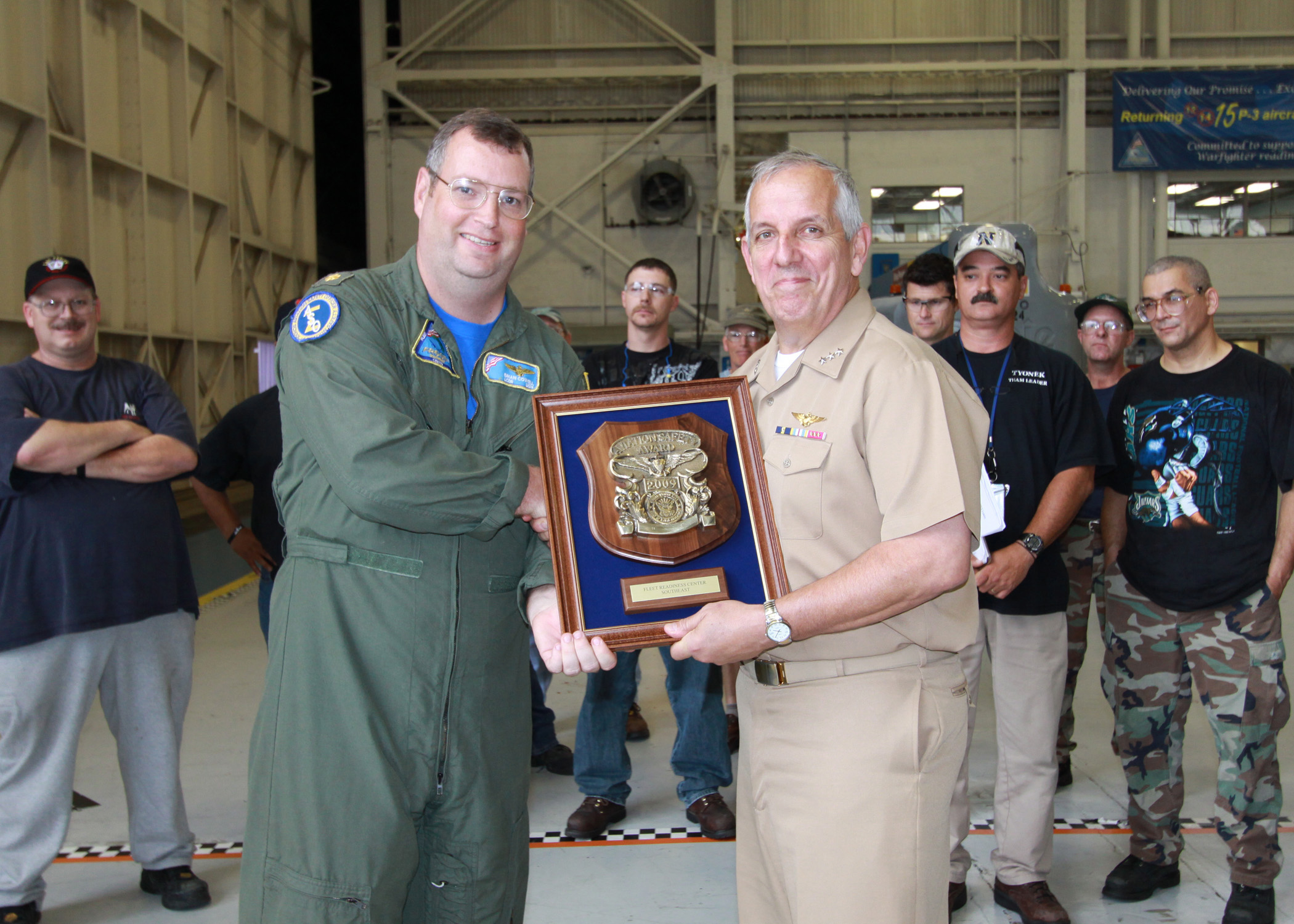 Commander NAVAIR visits FRCSE, observes extensive industrial ...