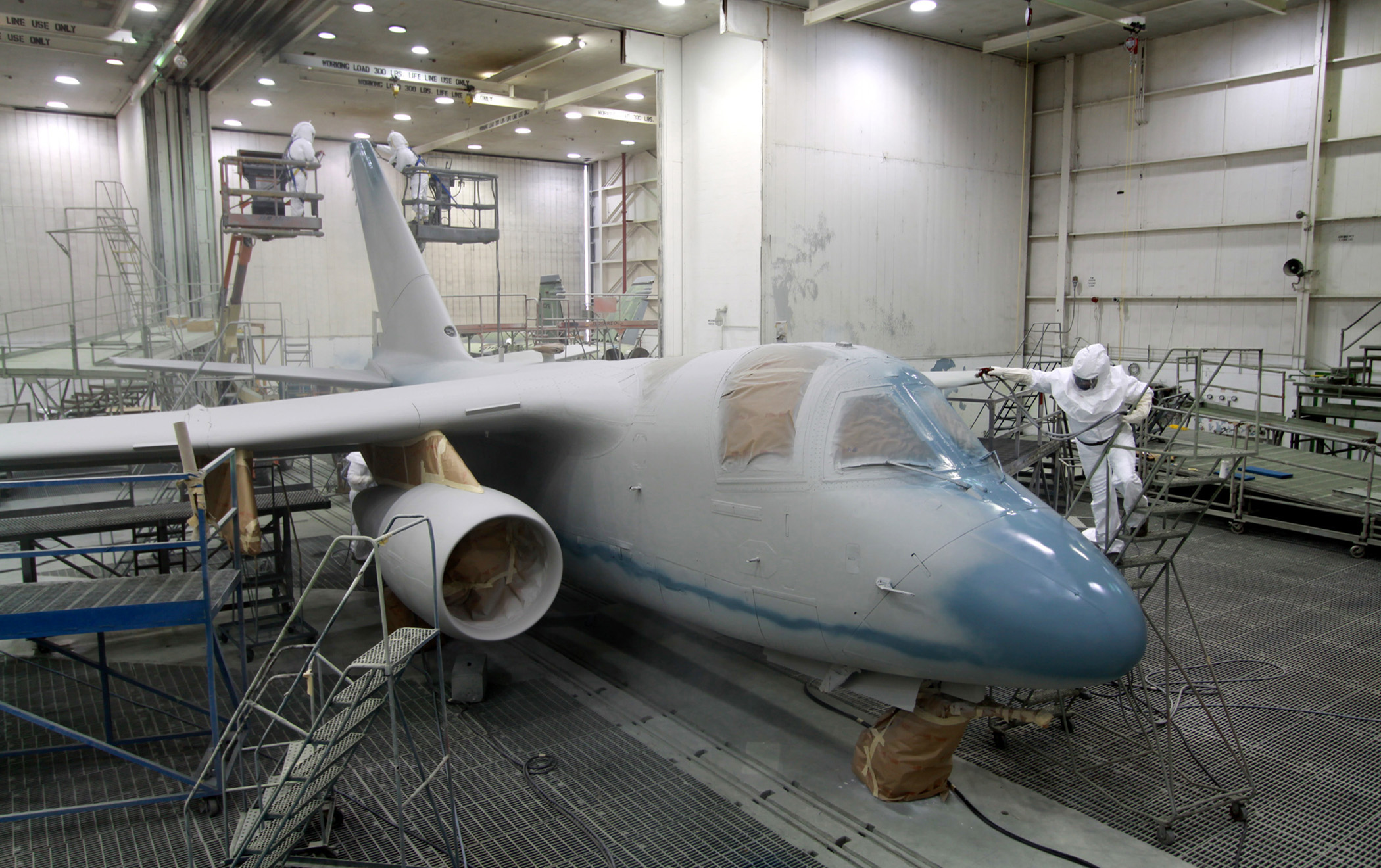 FRCSE painters create living history on aircraft for Naval centennial ...