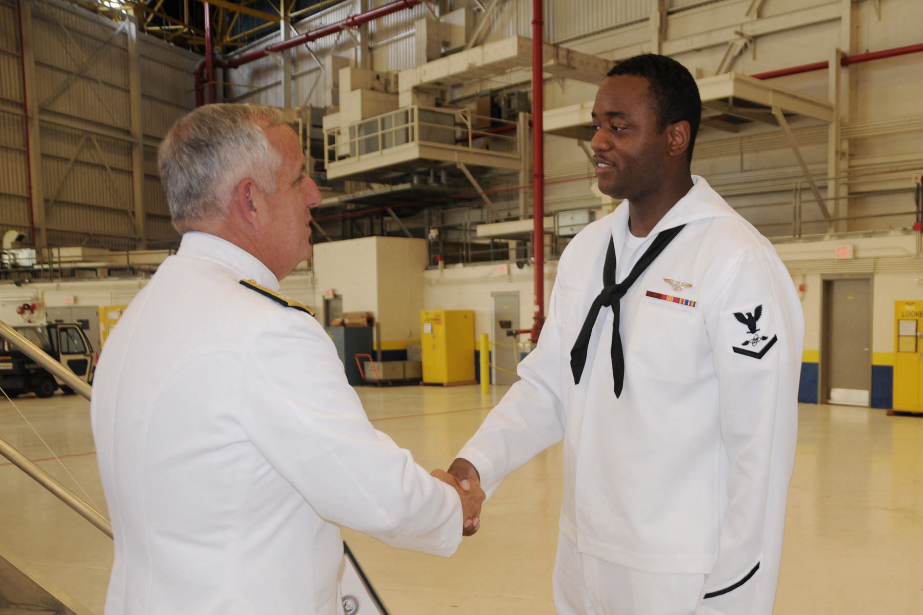 Sailor gets surprise promotion at FRCSE Change of Command | NAVAIR