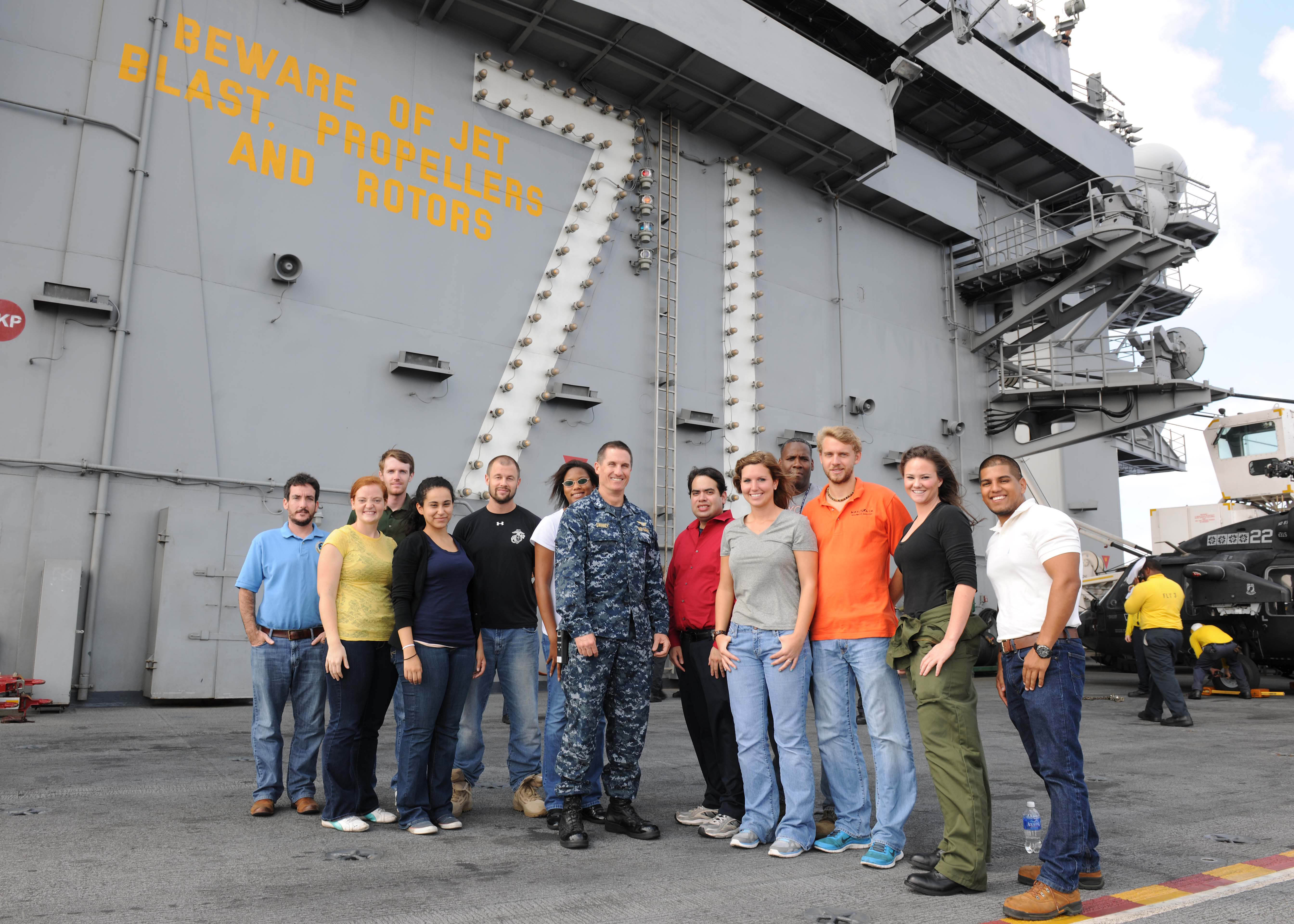 Logistics interns gather insight, experience while underway with USS ...