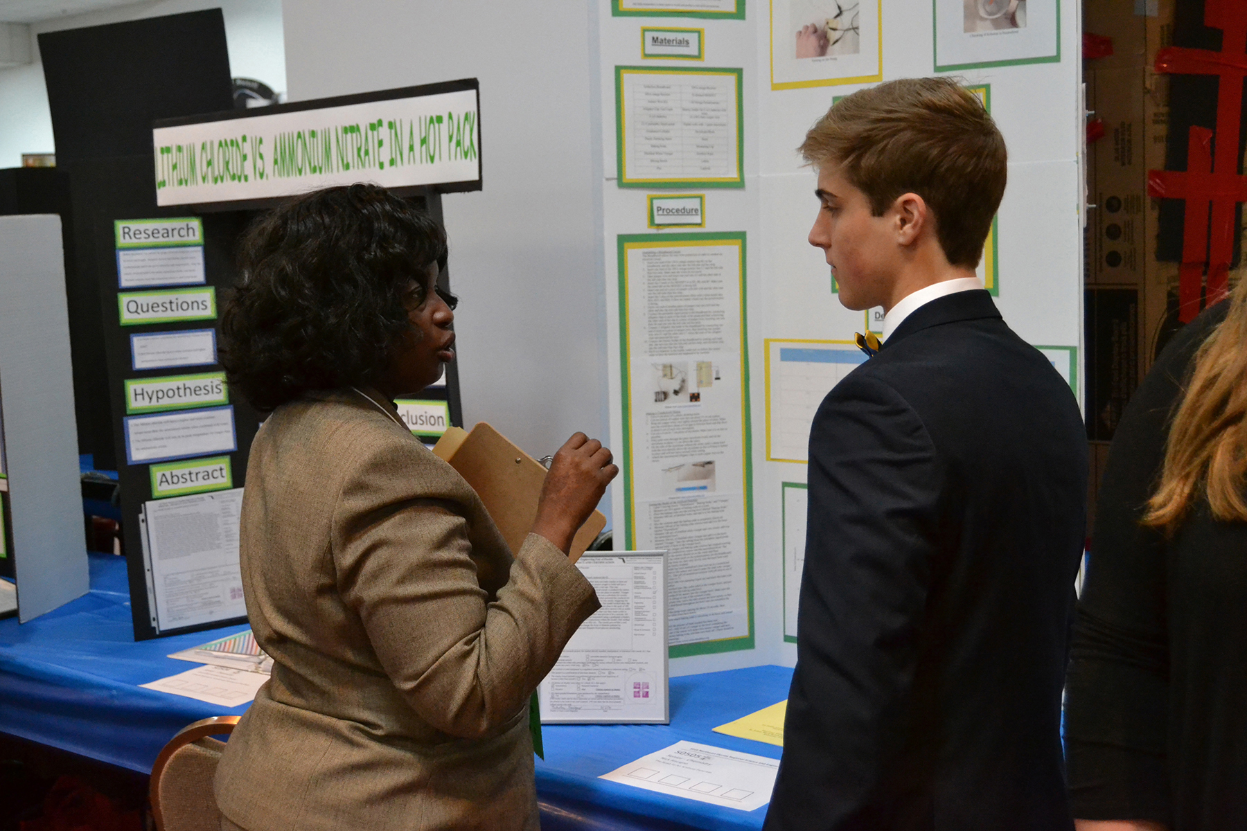 FRCSE employees judge science fair | NAVAIR