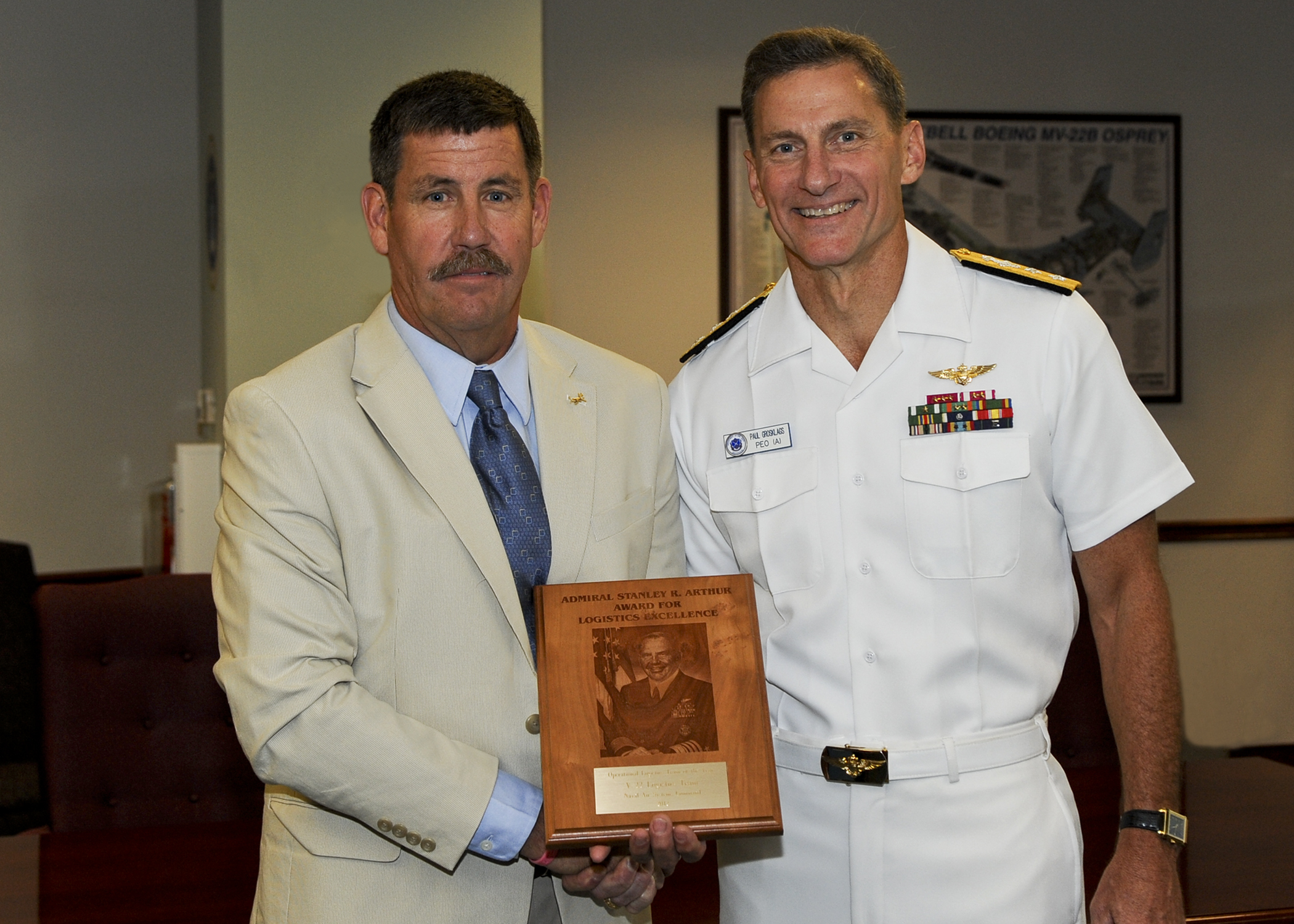 V-22 program earns Adm. Stan Arthur Logistics award | NAVAIR