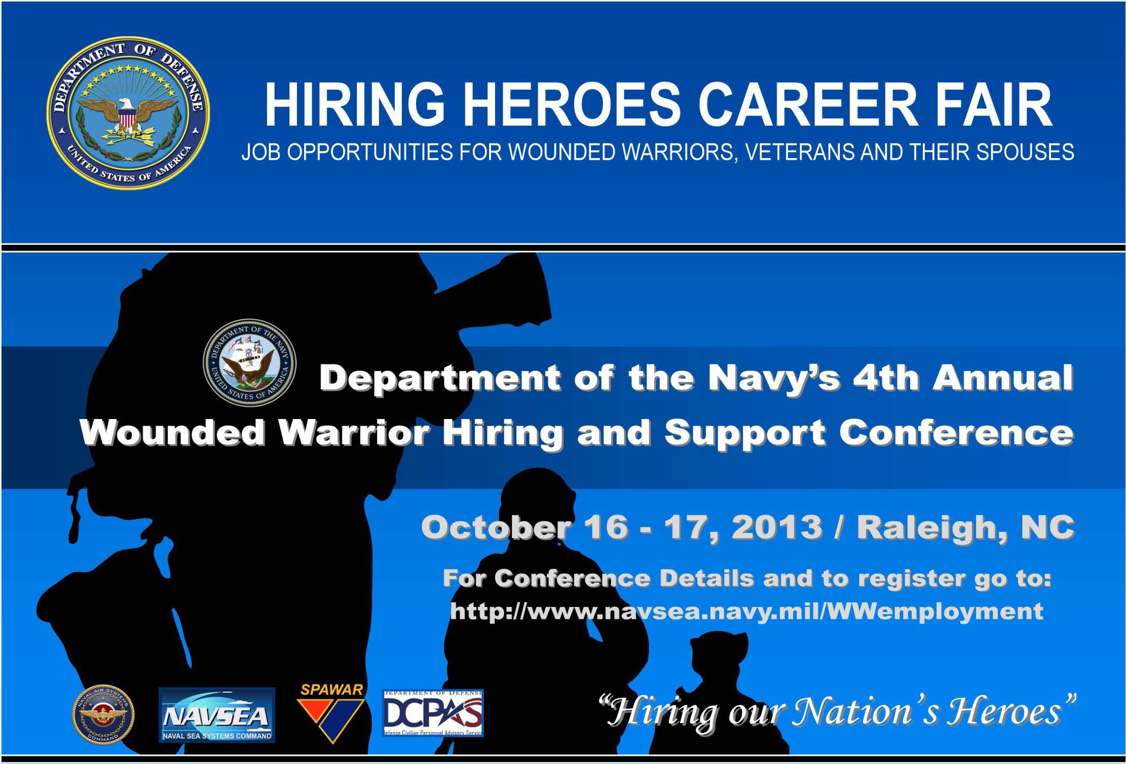 Employers, wounded warriors: register now for hiring conference | NAVAIR