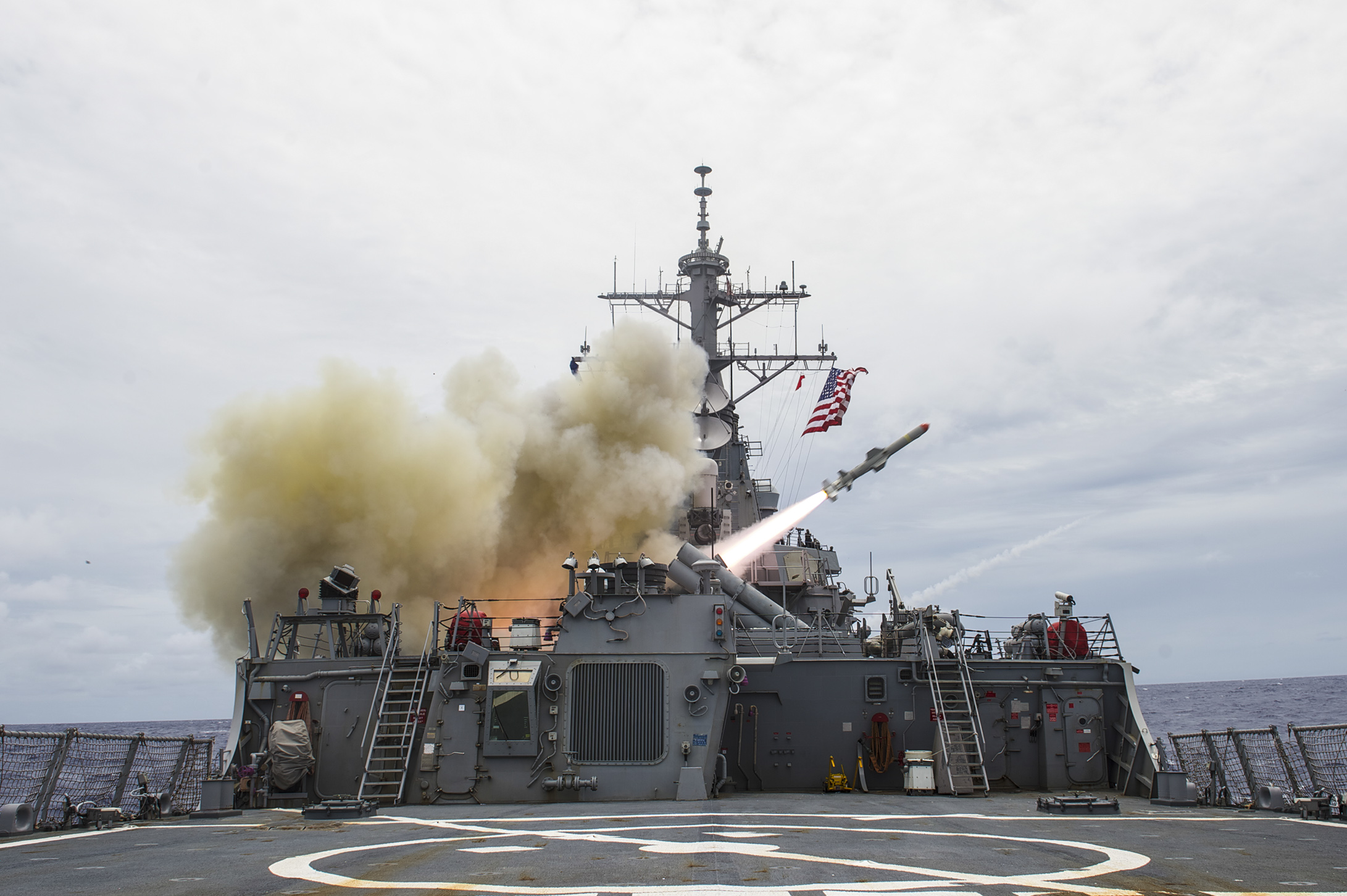 U.S. Navy anti-ship missile displays capability during military ...