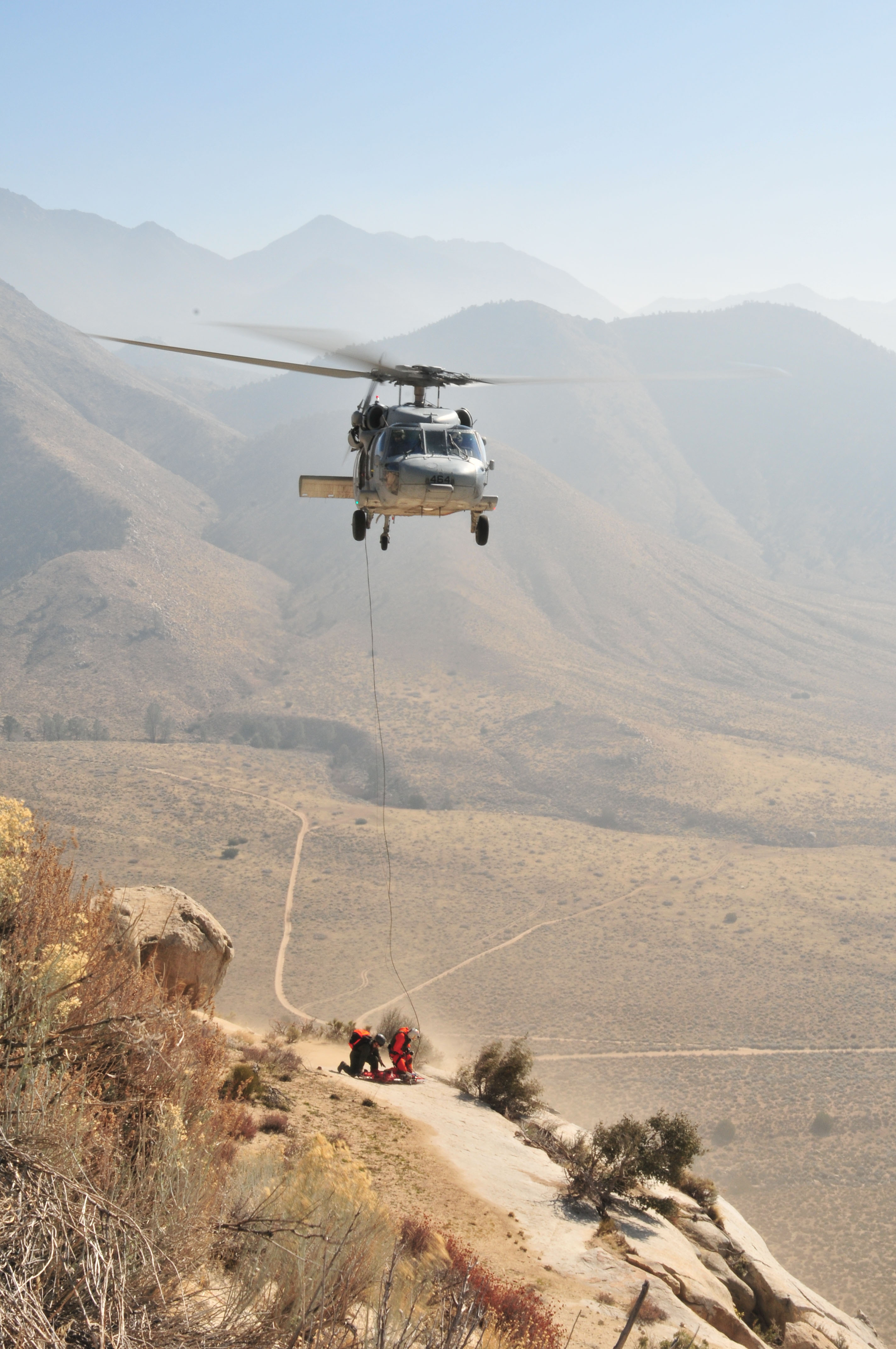 VX-31 rescues injured motorcyclist in Death Valley National Park | NAVAIR