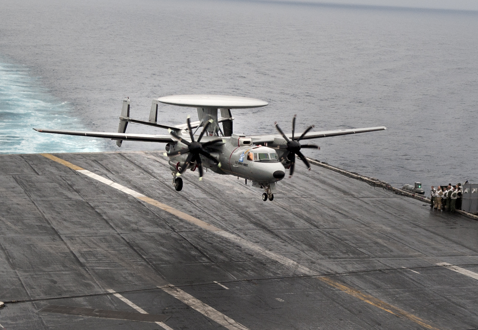 E-2D begins Carrier Suitability Testing aboard CVN 75 | NAVAIR
