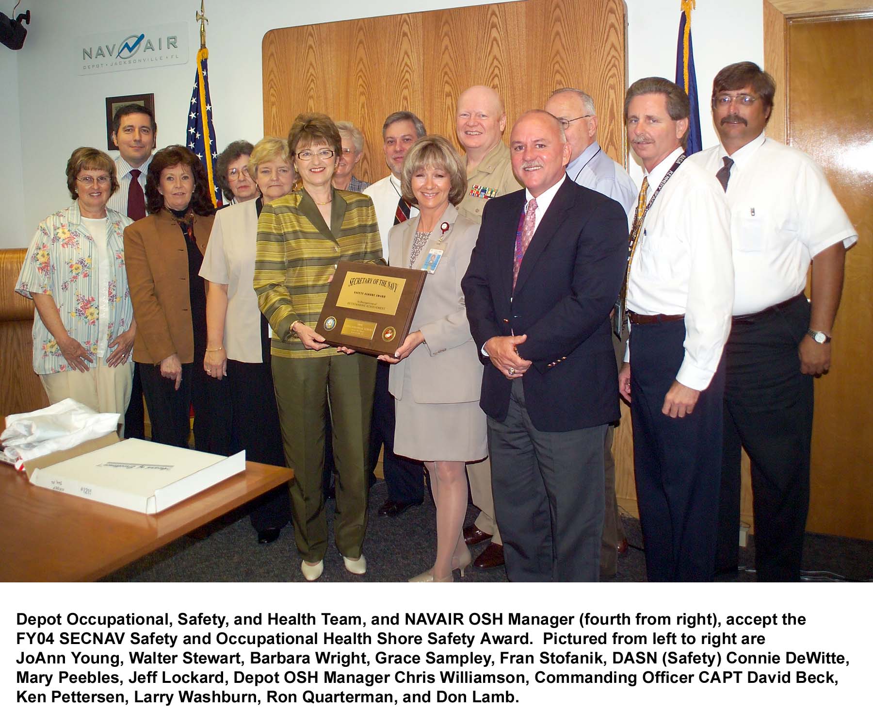NAVAIR Depot Jacksonville wins SECNAV Safety Award | NAVAIR
