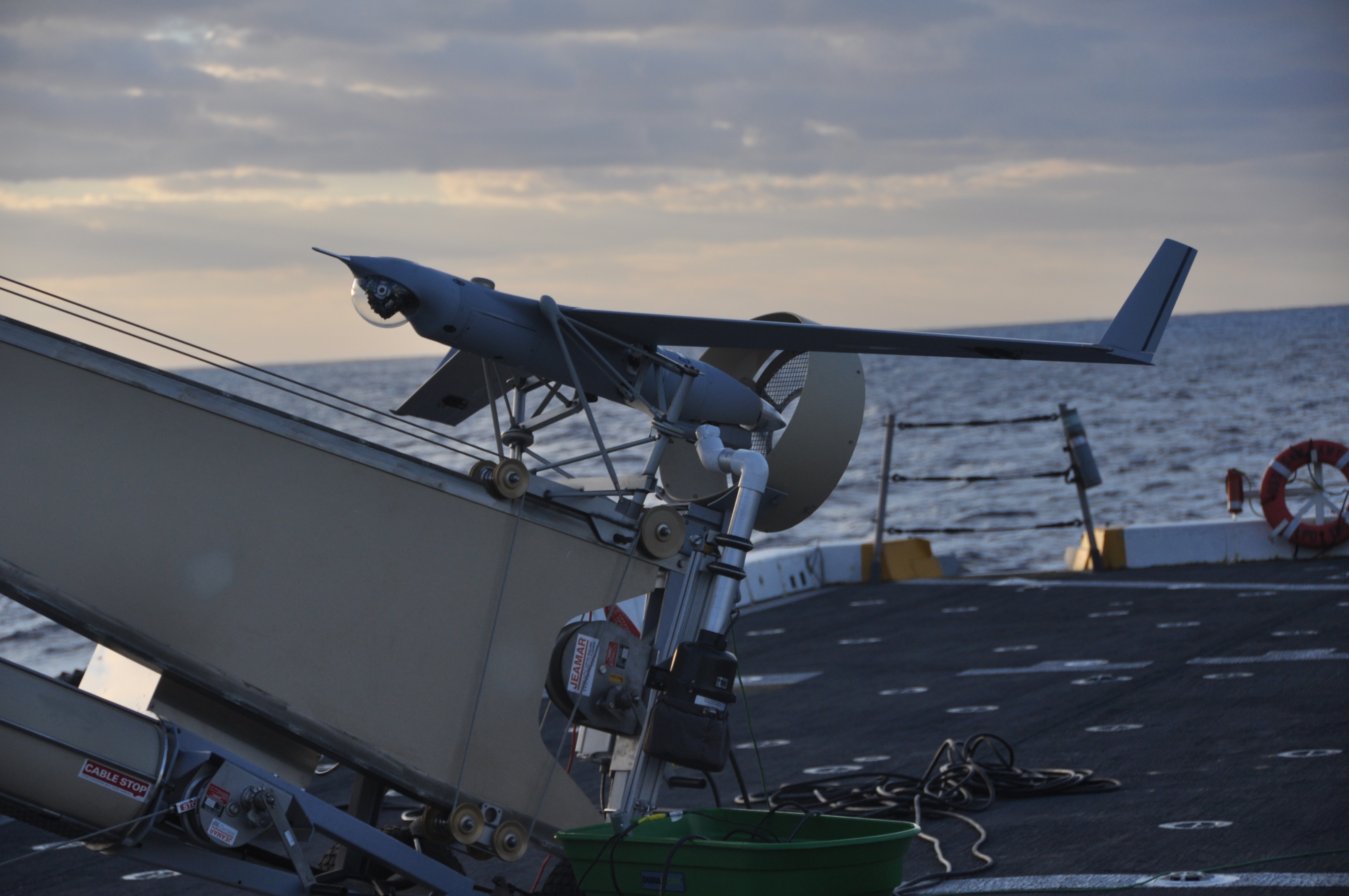 Photo release: Scan Eagle UAV conducts first flight on LPD class ship ...