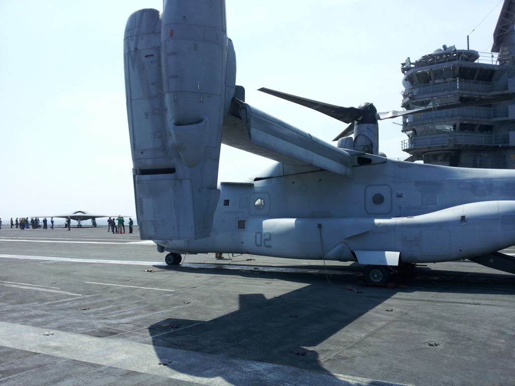 V-22 supports X-47B historic event | NAVAIR