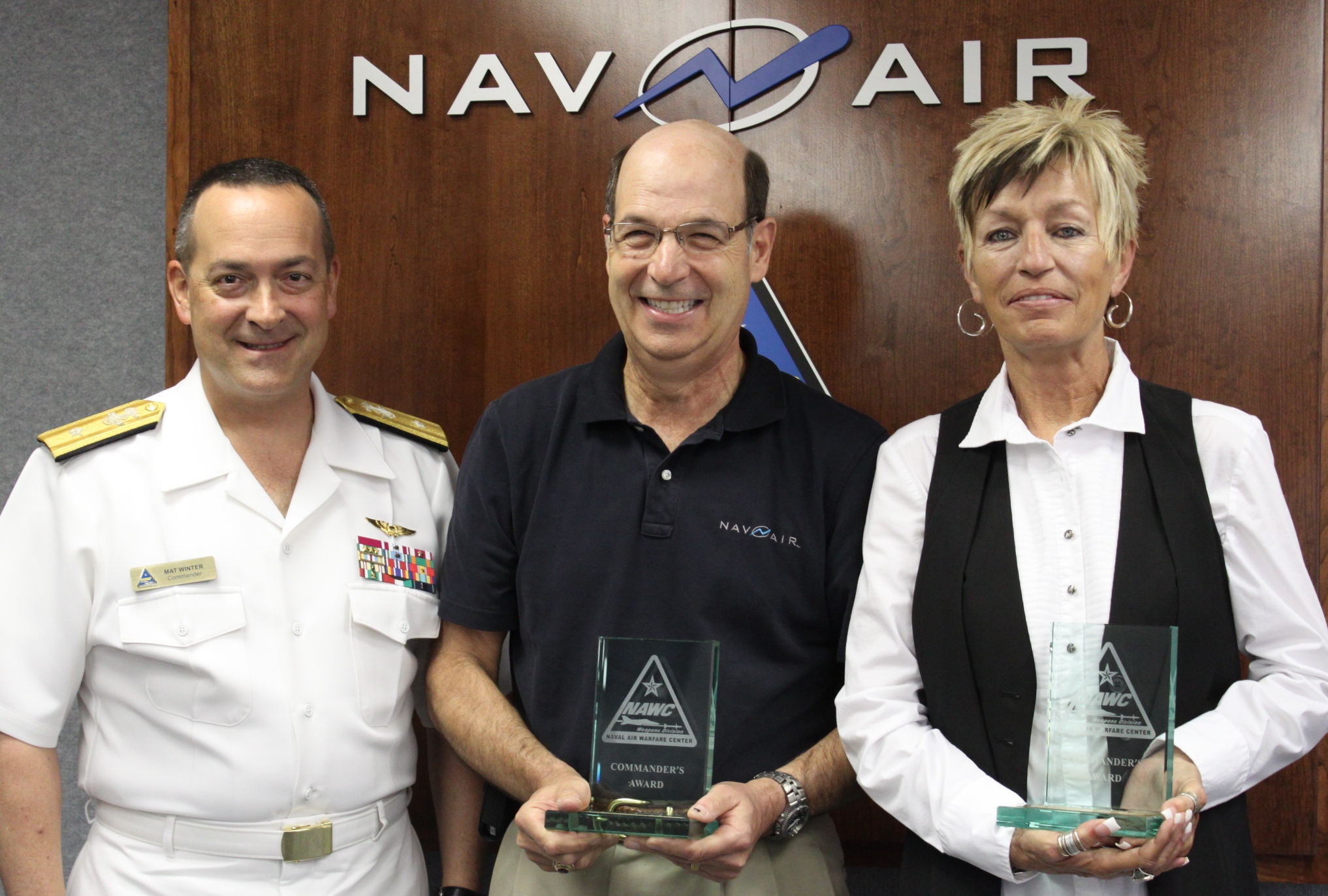 Rear Adm. Winter awards two NAWCWD employees | NAVAIR
