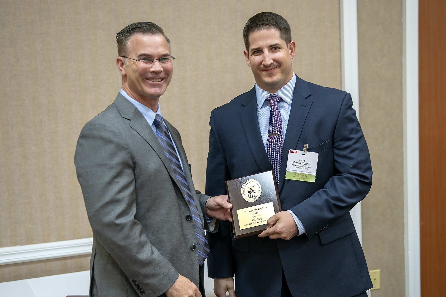 Two honored with Tester of the Year Awards | NAVAIR