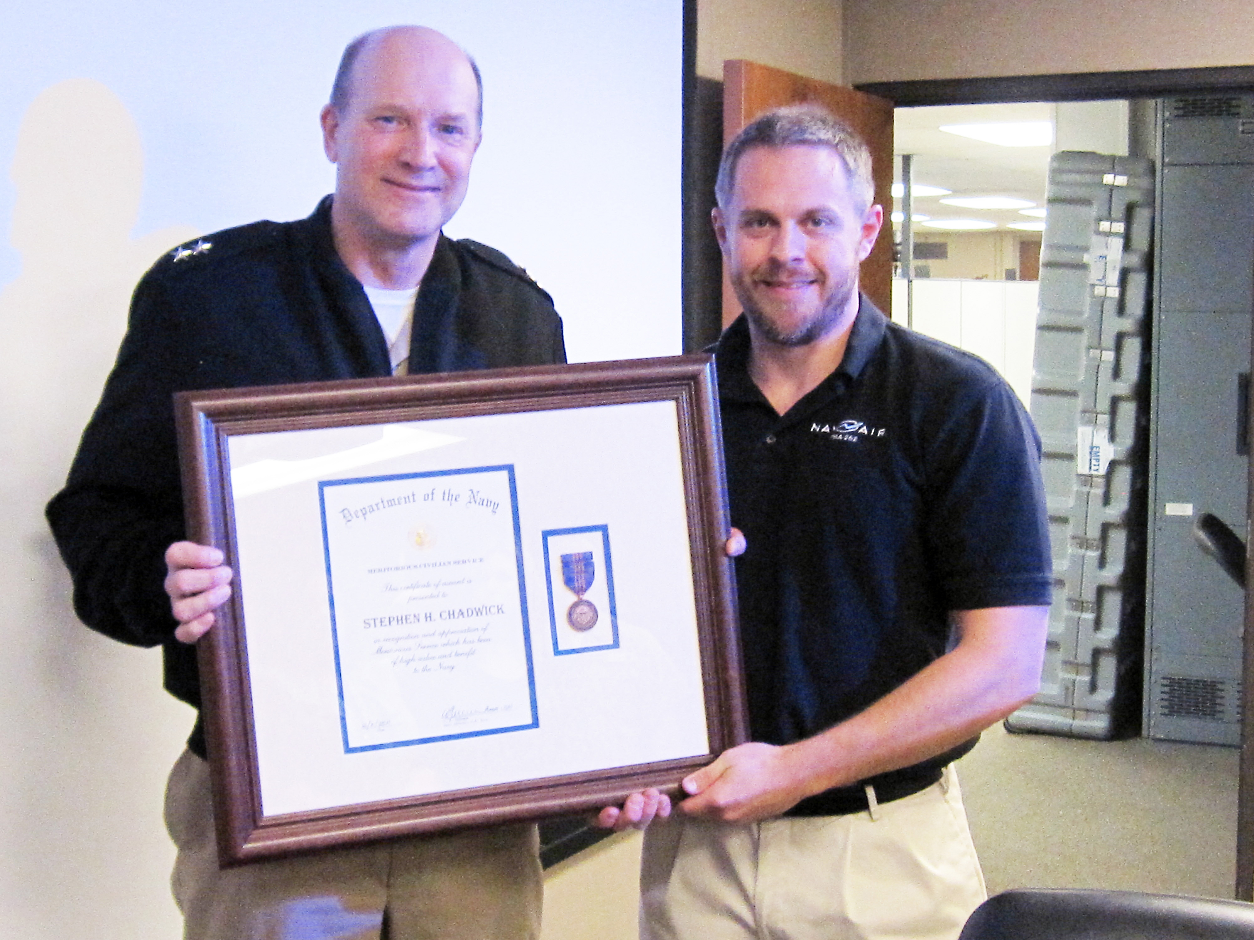 Navy recognizes civilian for work with unmanned aircraft | NAVAIR