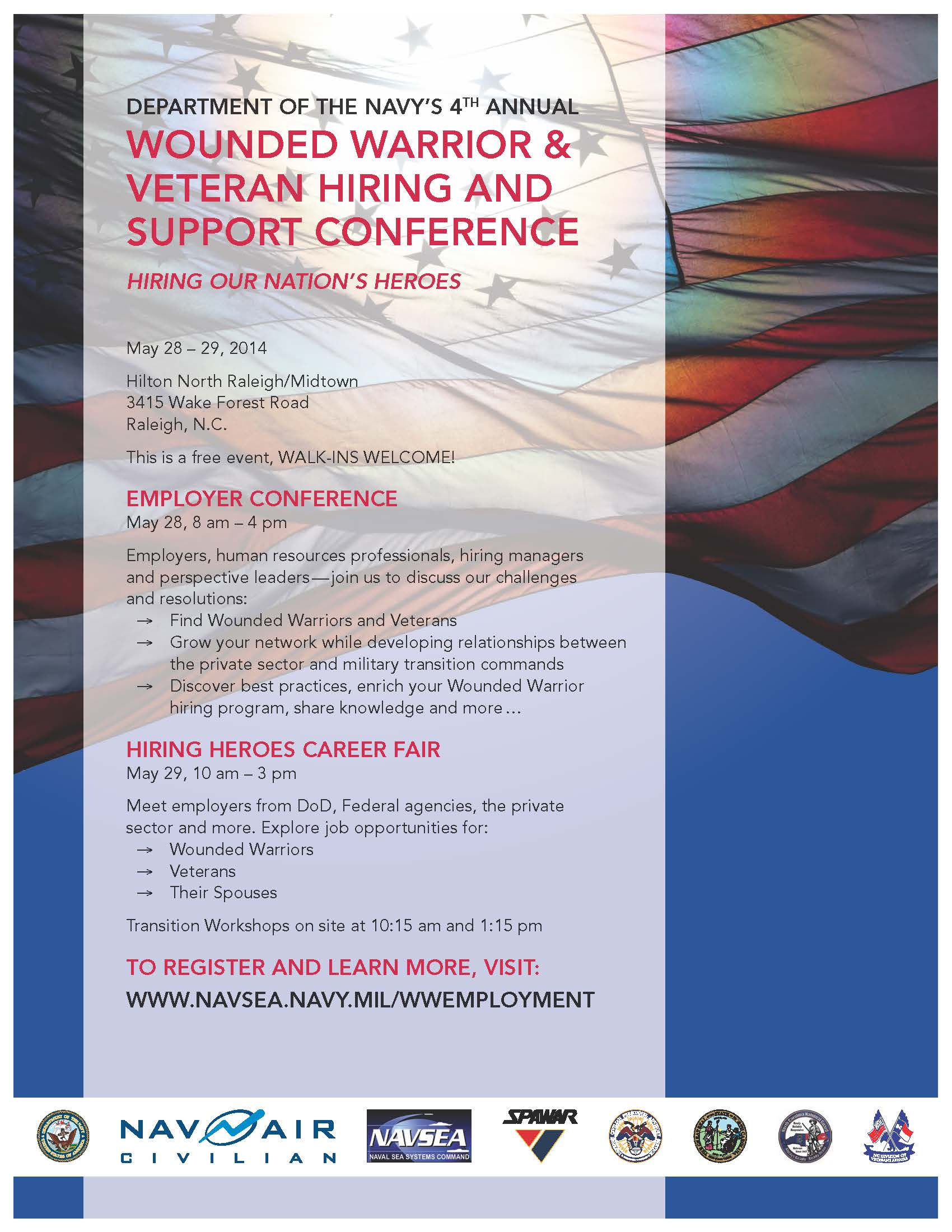 Department of the Navy hiring conference connects employers, wounded ...
