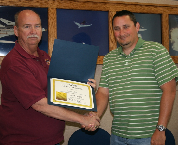 Toland honored for work with Spike missile | NAVAIR